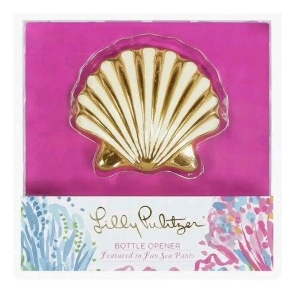 Lilly Pulitzer | Dining | New Lilly Pulitzer Shell Bottle Opener Fan ...